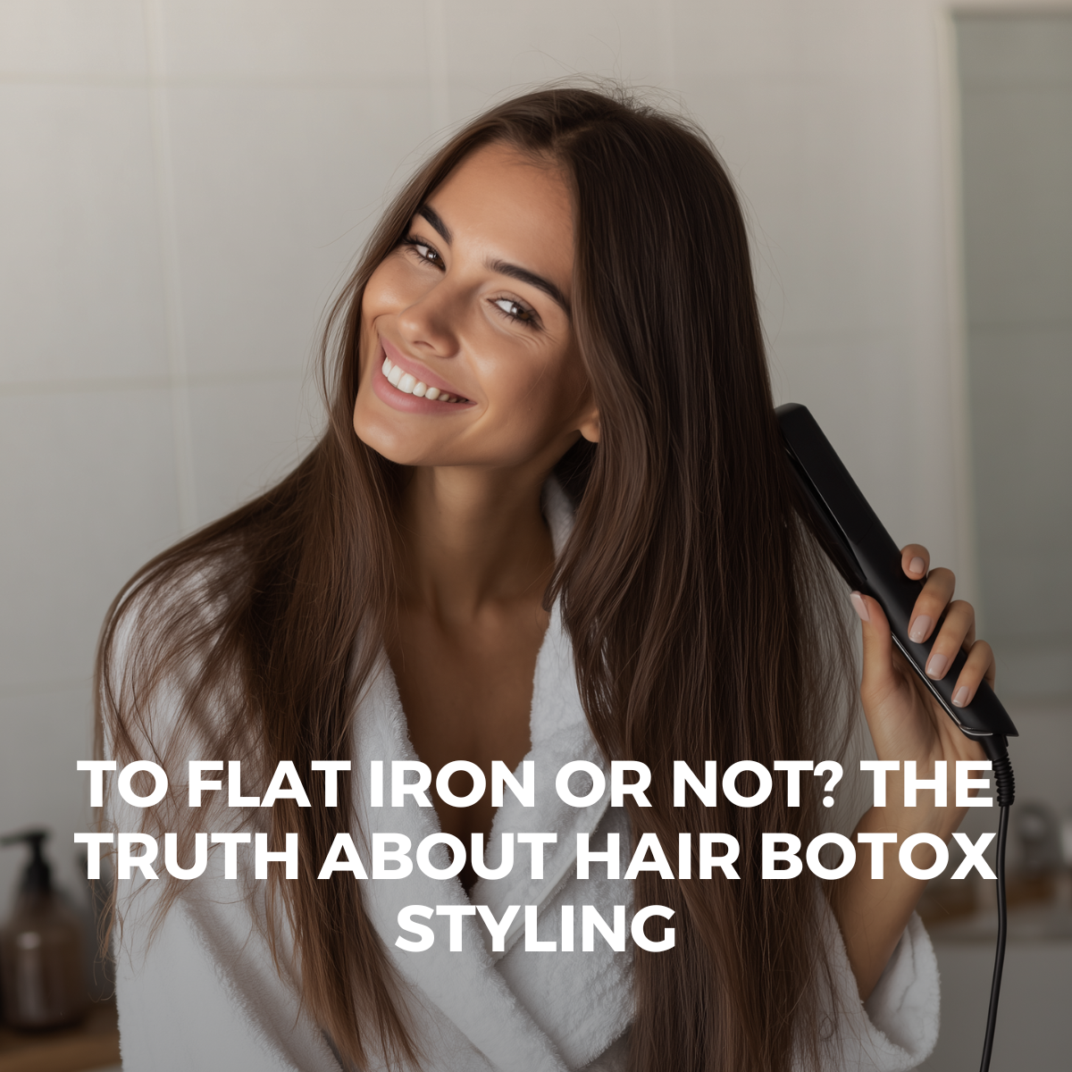 Do You Need a Flat Iron After Hair Botox? What to Know About Heat Styl ...